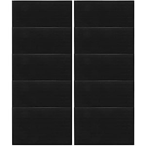 STOBAZA Ring Holder 10pcs Ring Insert Display Trays Sponge Rings Earring Display Holders 100 Slot Foam Holder Organizer Ring Box Sponge Pads Jewelry Storage Box Black Jewelry Tray