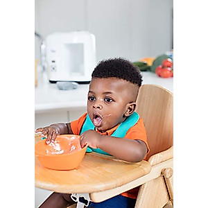 Tommee Tippee Easi-Roll Baby Bib, Crumb & Drip Catcher, Pink & Teal - 7+ Months, 2 Count