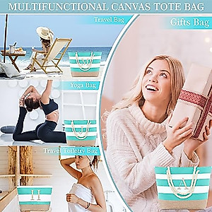 YOOLIFE Mothers Day Gifts - Gifts for Mom, Mom Gifts, Personalized Mom Birthday Gifts, Mother In Law Gifts, New Mom Gifts, Mothers Day Gifts for Daughter Wife Grandma, Initial Beach Bag Travel Bag M