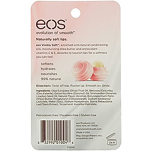 EOS Super Soft Shea Lip Balm, Coconut Milk 0.25 oz (Pack of 2)