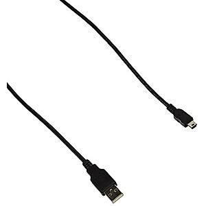 Monoprice 3-Feet USB A to mini-B 5pin 28/28AWG Cable (103896) Black