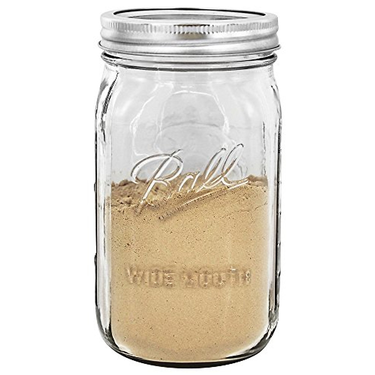 Ball Wide Mouth 32-Ounces Quart Mason Jars with Lids and Bands, Set of 2
