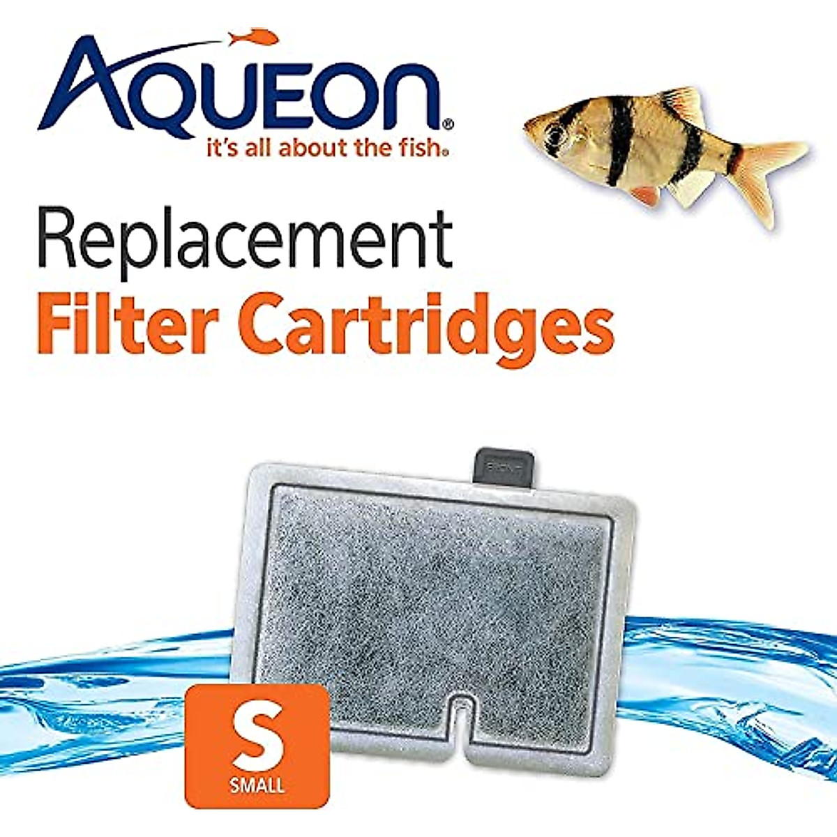 Aqueon Filter Cartridge, Small, 24-Pack (4 Packages with 6 Filters each)