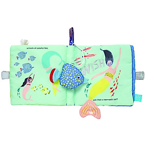 Manhattan Toy Under The Sea Soft Baby Activity Book with Squeaker Fish