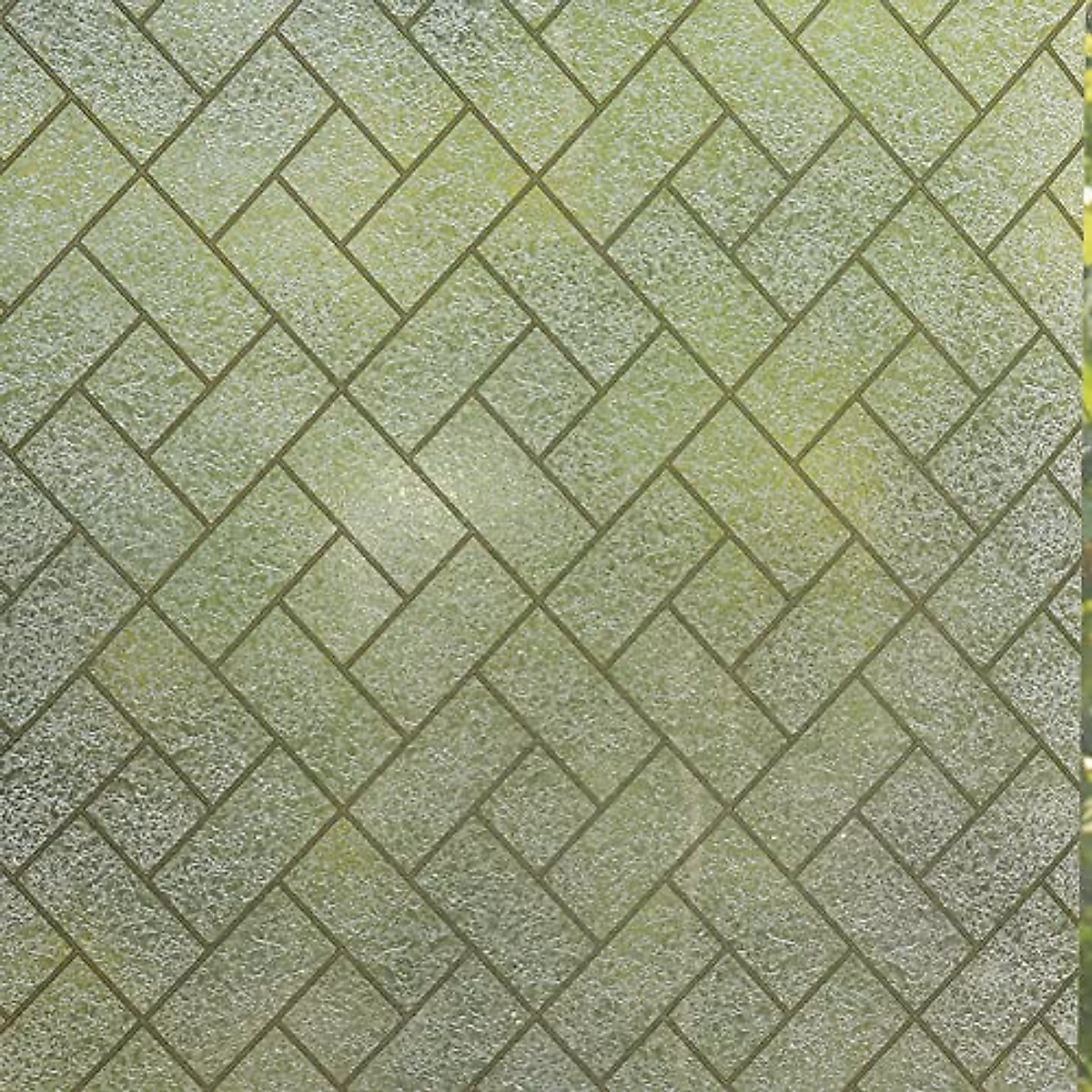 Privacy Window Film Frosted Stained Glass Door Film Decorative Static Cling UV Blocking Non-Adhesive Window Covering Stickers Tints for Home Shower Office,17.5 inches by 78.7 inches