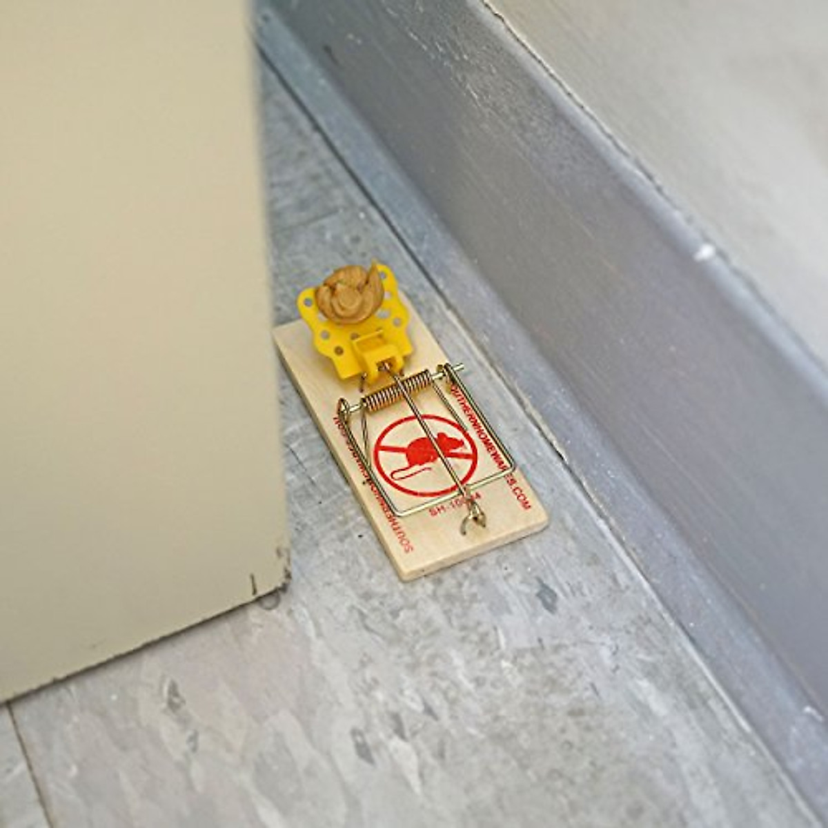 Southern Homewares Wooden Snap Rat Trap Spring Action with Expanded Cheese Shaped Trigger 5 Pack