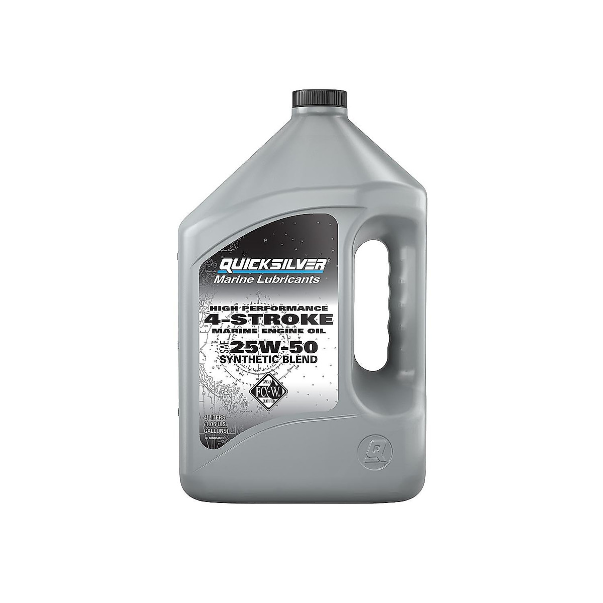 Quicksilver 25W-50 High Performance Synthetic Marine Engine Oil - 1 Gallon