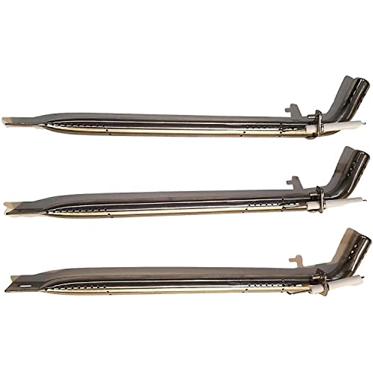 Outdoor Bazaar Replacement Kit for 3-Burner Walmart Expert Grill, Set of 3 Stainless Steel Heat Plates and Three Stainless Steel Burners