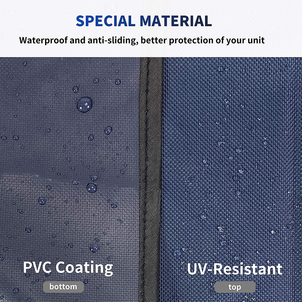 Homydom Air Conditioner Cover for Outside Units,AC Cover for Outdoor Central Unit Top,Air Conditioner Cover Waterproof Material, Snow-Resist,36 x 36 Inches