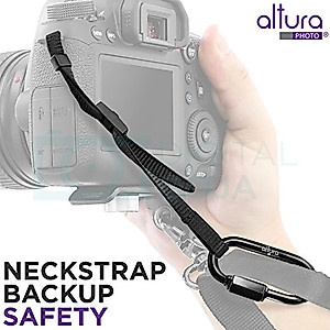 Altura Photo Camera Tether Safety Strap for DSLR Cameras (2 Pack)