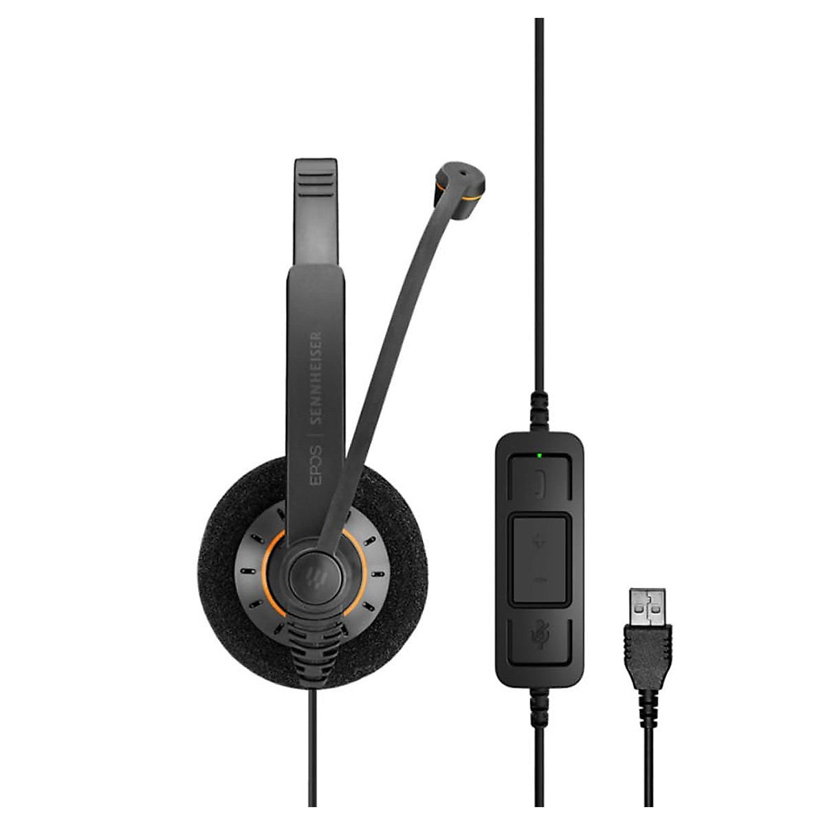 Sennheiser Consumer Audio SC 60 USB ML (504547) - Double-Sided Business Headset | For Skype for Business | with HD Sound, Noise-Cancelling Microphone, & USB Connector (Black)