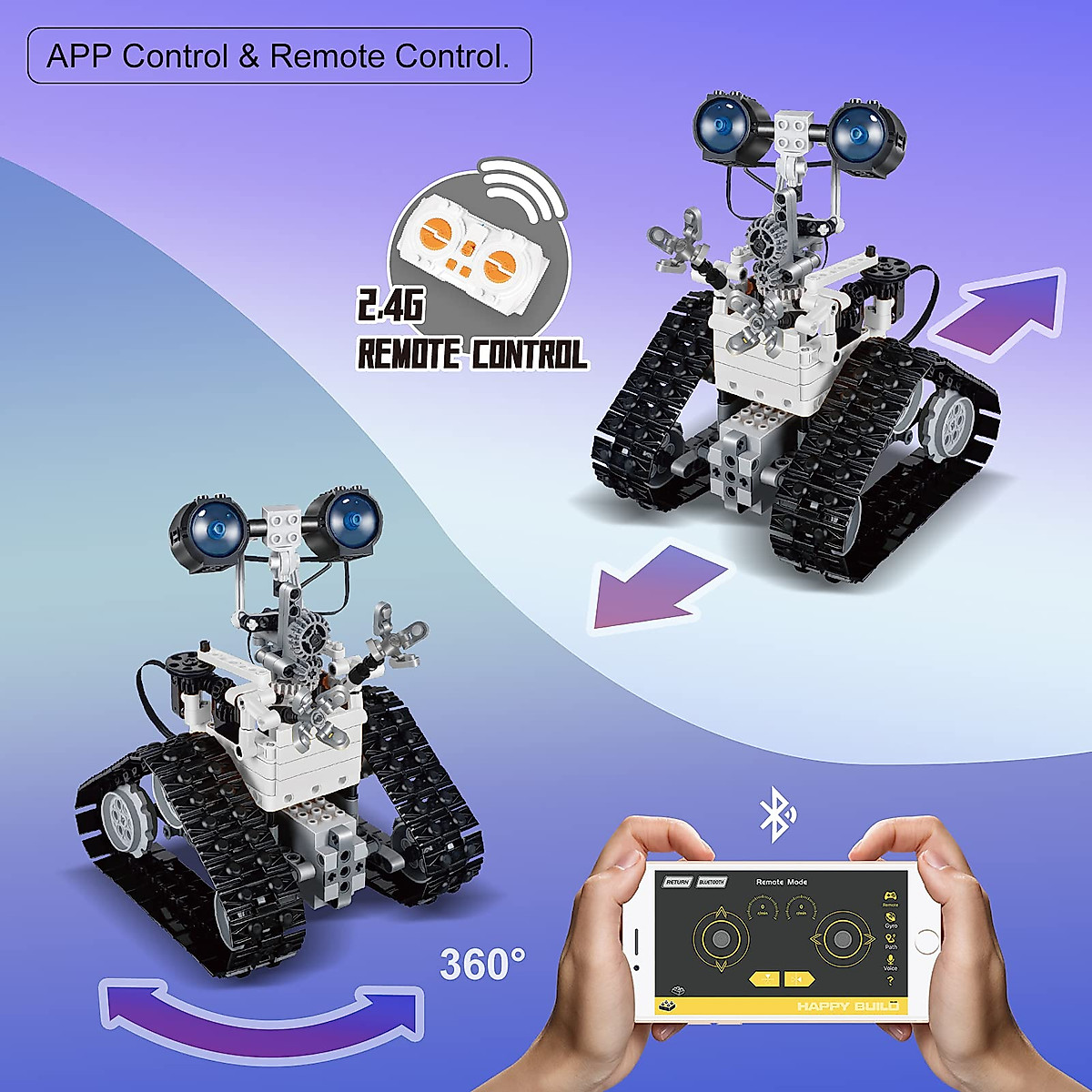 DK Flower Parrot Building Toy Set(Purple)