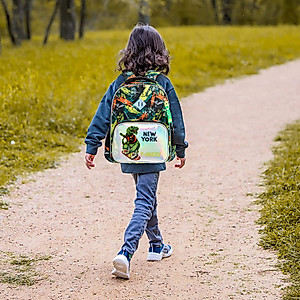 MOHCO Kids Backpack 16inch Lunch Bag and Pencil Case Lightweight School Bookbag for Teens, Girls, Boys, Elementary and Middle school