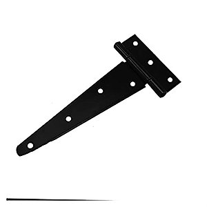 5/6/8/10/12 Inches Heavy Duty T Hinge DIY, Room Outdoor Villa/Fence Gate Wooden Box T-Type Hinge Door Hinges for Garden Cerniera (Color : 1, Size : 10 INCH ONE)