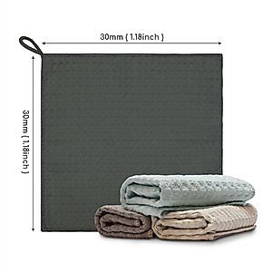 patiparrto Barista Micro Cloth Set 4 Pack Microfiber Cleaning Cloth Espresso Barista Cleaning Towels Coffee Bar Towel Cleaning Rags Espresso Machine Cleaning Accessories 12"x12"