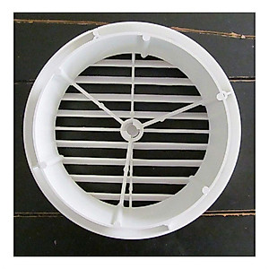 7" Round White Ceiling A/C Vent 2" Extension Used in Newmar Other RV Motorhome