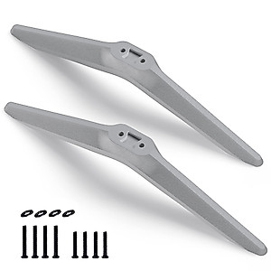 (Upgraded Version)Tv Stand Base Legs for TCL Smart Tv-TCL Roku TV 32in 40in 43in 48in 49in 50in 55in 60in 32S305 32S301 32S303 32S4610R 32S3850 32S3850A 32S3850B 32S3850P 32FS4610R with Screws(Silver)