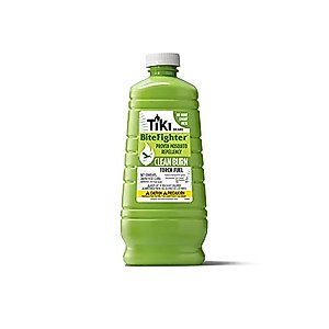TIKI Brand 1218011 Clean Burn BiteFighter Liquid 64 Fl Ounce TIKI Torch Fuel, Clear