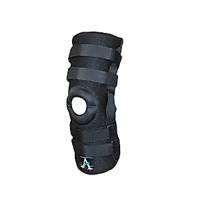 ALPS Coolfit Extended Knee Brace, Prevent or Reduce Severity of Knee Injury, Soft and Breathable, Pull On with Adjustable Hinges, XX-Large Size