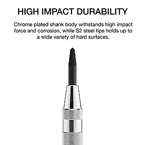 NEIKO 02639A 6-Inch Automatic Center Hole Punch with Adjustable One-Handed Spring Impact, Chrome-Plated Shank, and Premium S2 Steel Tip