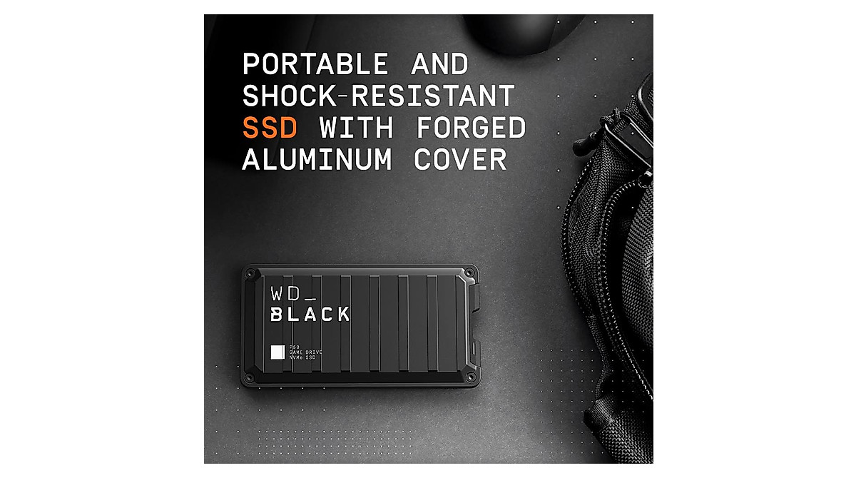 WD_BLACK P50 500GB Game Drive SSD - Speed & Portability