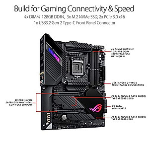 ASUS ROG Maximus XII Hero Z490 (WiFi 6) LGA 1200 (Intel 10th Gen) ATX Gaming Motherboard, 14+2 Power Stages, DDR4 4800+, 5Gbps LAN, Intel LAN