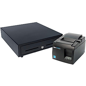 Star Micronics TSP143IIILAN Ethernet (LAN) Thermal Receipt Printer with Auto-Cutter and Internal Power Supply - Gray