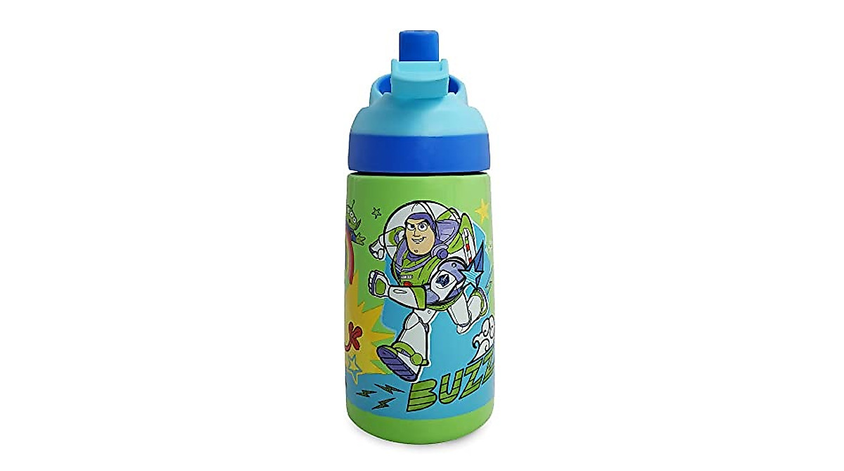 Disney Pixar Toy Story Stainless Steel Water Bottle with Straw