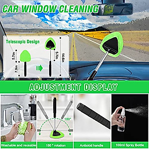 Lezcufer 17Pcs Car Interior Detailing Kit with High Power Handheld Vacuum, Car Cleaning Kit,Detailing Brush Set,Windshield Cleaning Tool,Cleaning Gel,Microfiber Towels, Complete Car Interior Care Kit