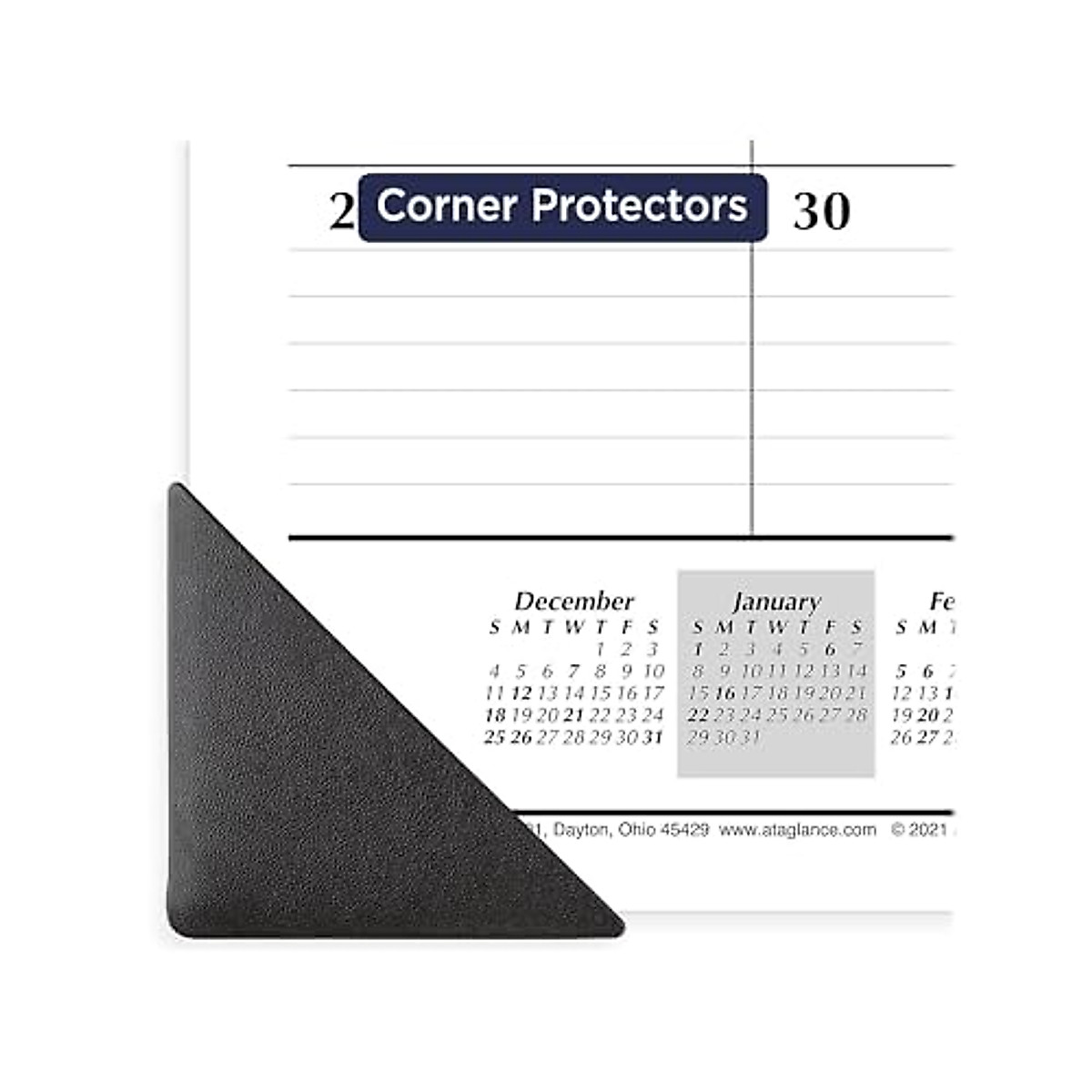 AT-A-GLANCE 2024 Desk Calendar, Desk Pad, 21-3/4" x 17", Large, Ruled Blocks, Monthly (SK240024)