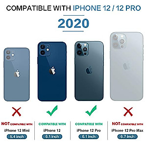 MATEPROX Compatible with iPhone 12 Pro case Compatible with iPhone 12 Cases Glitter Bling Sparkle Cute Girls Women Protective Cover (Pink)