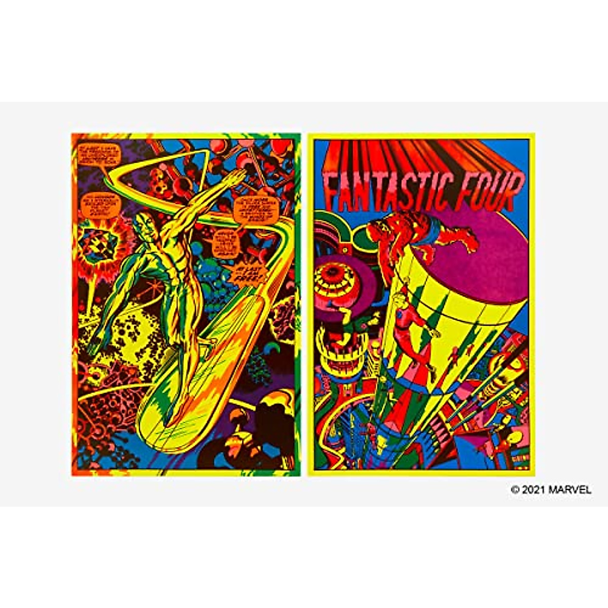 Marvel Classic Black Light Collectible Poster Portfolio