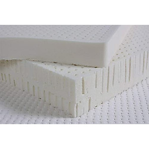 Latex for Less 3" Soft Matress Topper | Luxurious Comfort and Support | Organic Certified Latex| Deep Rejuvenating Sleep | Made in The USA | Support for Shoulders, Hips, Back and Knees| Queen