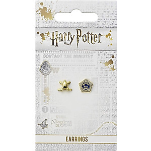 Official Harry Potter Chocolate Frog Gold Plated Stud Earrings WES0157