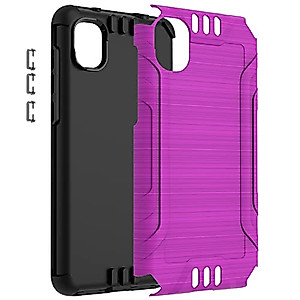 HRWireless Compatible for TCL A3 A509DL Phone Case 5.5" (Not for X Version), TCL A3 Case with Premium Original Minimalistic Design for Shock Absorption, Accidental Drop, Scratche, Hybrid Unisex Cover