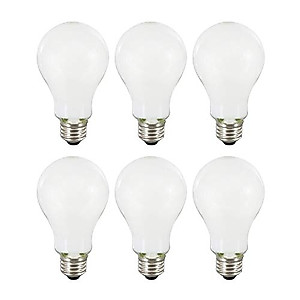 SYLVANIA LED TruWave Natural Series A21 Light Bulb, 100W Equivalent, Efficient 15W, Dimmable, 1600 Lumens, Frosted Finish, 5000K, Daylight - 6 Pack (40811)