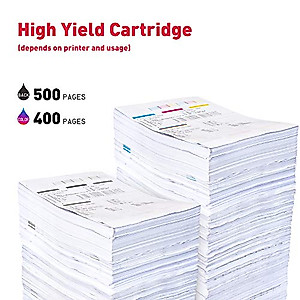 HOTCOLOR (2BK,1C,1M,1Y) LC51 LC-51 Compatible Ink Inkjet Cartridges for Brother DCP-130C 330C 350C 540CN 560CN MFC-230C 240C 440CN 465CN 665CW 685CW 845CW 885CW 3360C 5460CN 5860CN Printer