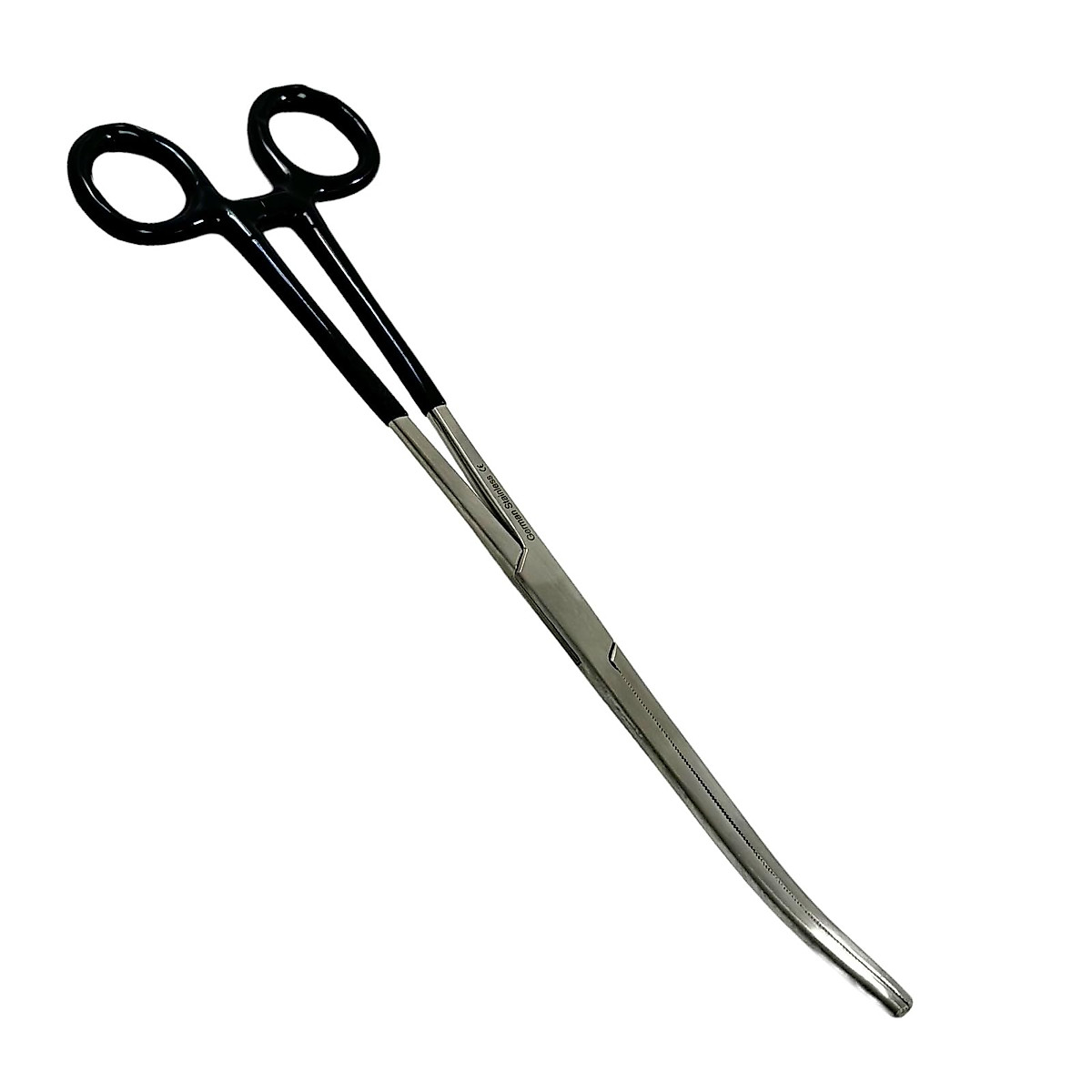 German Stainless Curved Forceps, Hemostat Forceps clamp 10" (Cynamed Brand)