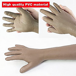 DARHMMY IV Venipuncture Intravenous Training Model, High Simulation IV Phlebotomy Practice Arm Kit with Carrying Bag, Practice and Perfect IV Skills, for Students Nurses and Professionals