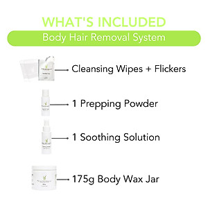 Sugar Me Smooth Body Sugar Wax Kit – Gentle On Skin And Less Painful Hair Removal In A Simple System, No Strips, No Heat, Water Soluble All-Natural Solution For All Skin & Hair Types