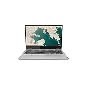 Lenovo Chromebook C340 Laptop, 15.6" FHD (1920 X 1080) Display, Intel Core i3-8130U Processor, 4GB DDR4 RAM, 64GB SSD, Intel UHD Graphics 620, Chrome OS, 2 In 1 Touchscreen, 81T90002UX, Mineral Grey