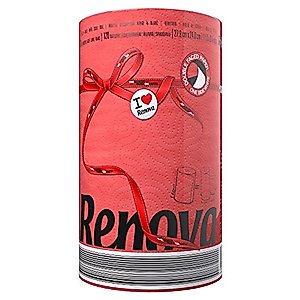 Renova Red Label Kitchen Paper Towels, 1 Roll 120 Sheets