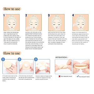 10/20 pack Ultra-Soft Makeup Foundation Sponge Air Cushion Powder Puff for Applying BB Cream, Liquid Cream, Shading Loose Powder (10pack blue)