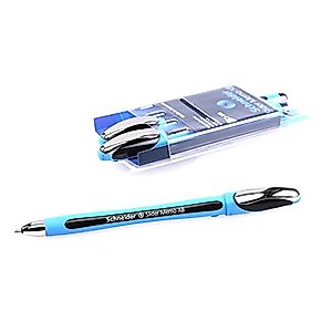 Schneider Slider Memo XB Ballpoint Pen, Black, Pack of 3 Pens (150294)