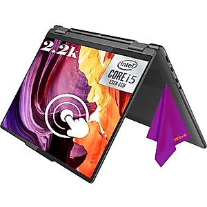 Lenovo Yoga 7i 2-in-1 Laptop - 14" 2.2K 16:10 300Nits Multitouch - Ultral Slim - Evo 10-Core i5-1335U (Beats i7 1260U) - 2 x Thunderbolt 4 - Backlit - Win11 W/Cloth (8GB | 512 GB ssd)