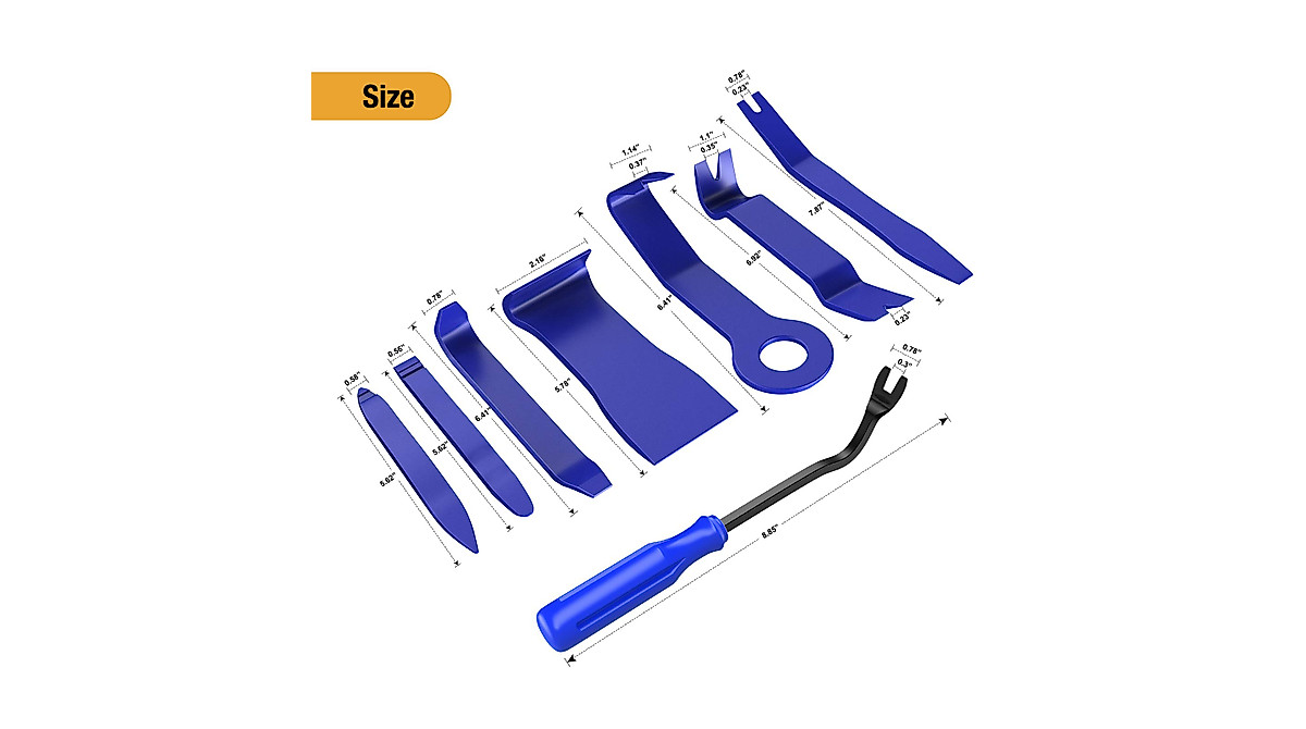 GOOACC GRC-90 Trim Removal Tool Kit - 8PCS Set