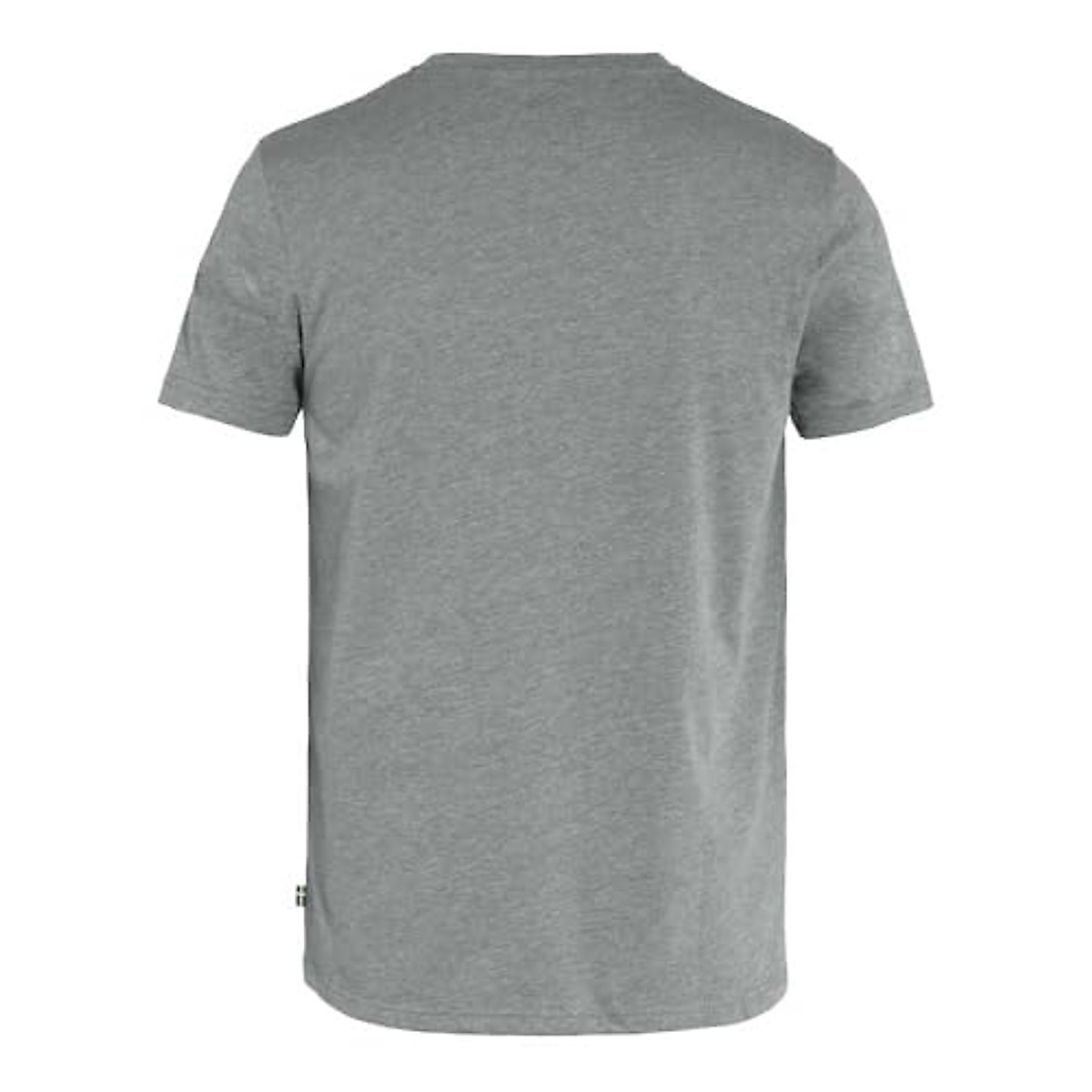 Fjällräven 1960 Logo T-Shirts for Men Offers Crew Neckline, Soft Cotton Construction, and Screen Print Graphic at Front Grey Melange LG One Size