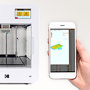 Kodak 3D Printer Portrait, White, 21.1 x 20.7 x 20.7 in