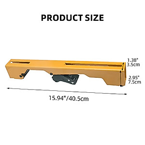 Miter Saw Mounting Brackets N087371 DW7231 use for Dewalt's DW723, DWX723, DWX724, and DWX725 DWX725B Heavy Duty Miter Saw. (2 pack) Yellow, Large