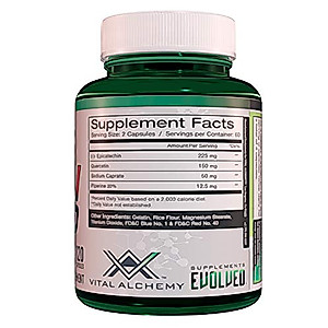 Epi 2.0 - Hard Lean Muscle Mass Gainer and Strength Booster from Vital Alchemy|Epicatechin with quercetin and piperine for better mass gainer and joint support